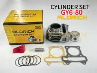 Quality Replacement GY6 80CC Motorcycle Cylinder Kit 47mm Bore Customized for sale