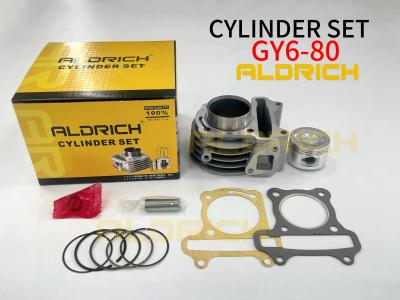China Replacement GY6 80CC Motorcycle Cylinder Kit 47mm Bore Customized for sale