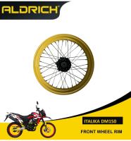 Quality Heavy Duty Aluminum Powder Coat Motorcycle Rims tyre For Italika DM150 Front for sale