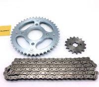 Quality Oem Heat Treated Titan 150 Chain Sprocket Kit 45# Steel Drive Set for sale