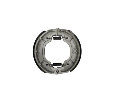 China Bulk YBR125 Motorcycle Brake Pad Assy Wear Resistant Drum Brake Lining for sale