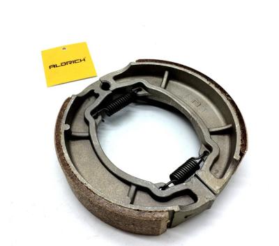 China Motorcycle Lining Drum Brake Shoe Pad Replacement For Yamaha EDE for sale