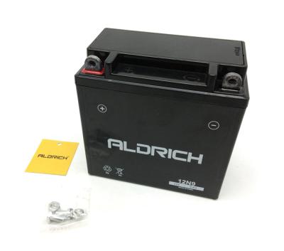 China Lead Acid 125cc 12V9Ah Motorcycle Battery Replacement 12N9-4B for sale