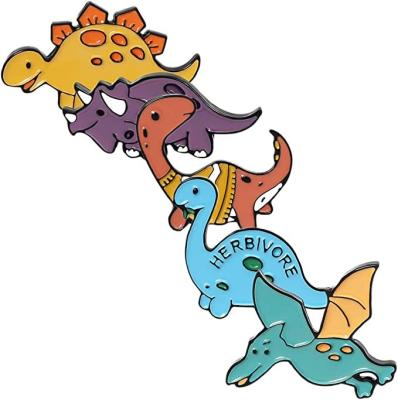Cina Lo smalto creativo di modo T Rex Dinosaur Enamel Pin Animal pin 1.5mm spesso in vendita