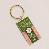 China Qr Code 3D Printed Personalized Custom Metal Keychains Hard Soft Enamel for sale