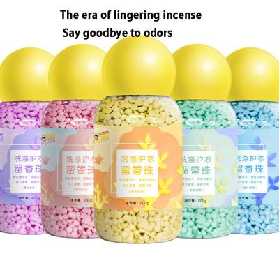 China Long Lasting Fragrance Care Clothing Bulk Laundry Scent Beads / Fabric Softener Beads For Washer for sale