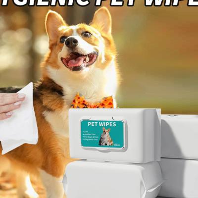 China Wet Wipes For Pets Cats And Dogs To Remove Odors Clean Deodorize for sale