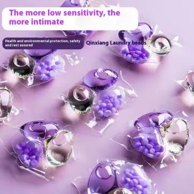 China 3-in-1 Laundry Washing Detergent Capsules With Scent Booster Beads Laundry Pods for sale