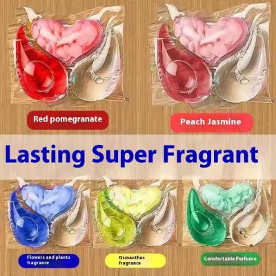 China 3-in-1 Laundry Washing Detergent Capsules With Scent Booster Beads Laundry Pods for sale