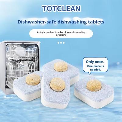 Cina Tablette solide per lavaggio dei piatti Strong stain remover 20g Tablette da lavaggio Tre colori Lavatrice di piatti per uso domestico in vendita