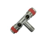 China SS304 Double Heads Control Angle Valve Angle Supply Valve for sale