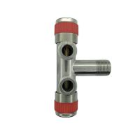 China SS304 Double Heads Control Angle Valve Angle Supply Valve for sale