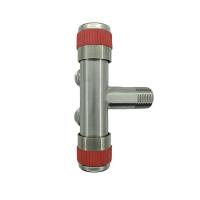 China SS304 Double Heads Control Angle Valve Angle Supply Valve for sale