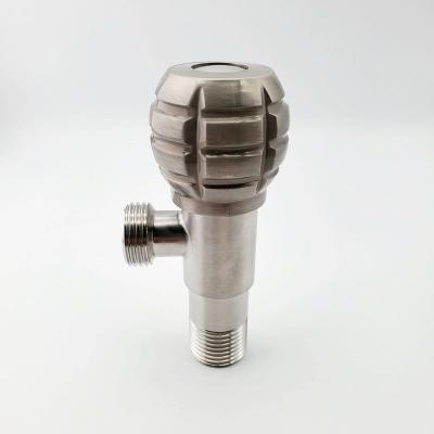 China Geborstelde Klep 1 van de het Bassintapkraan van de Manierwas de Middelgrote Temperatuur 185g van de Roestvrij staalhoek Te koop