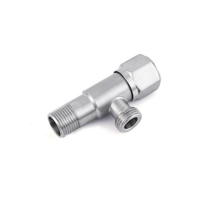 China OEM SS304 Brushed Angle Valve For Toilet 1/2