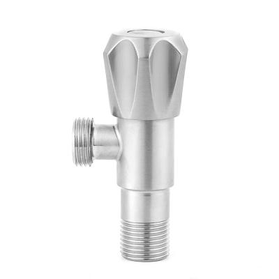 Cina 1/2x1/2 SS201 ha spazzolato la valvola di angolo con il riscaldamento di Hydronic della maniglia del metallo in vendita