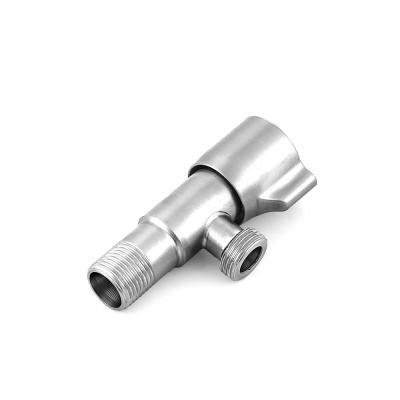 China Drinking Water SS201 Brushed Angle Valve 200 PSI 200F Degree for sale