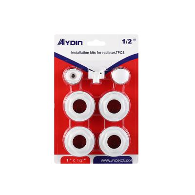 Cina Accessori di alluminio 7 del radiatore del riscaldamento dell'acqua di HVAC nei corredi stabiliti di 1 radiatore in vendita