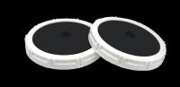 China Microporous Aerator Plate Membrane Fine Bubble Disc Diffuser 10mm Diaphragm 6 Grip Bars for sale