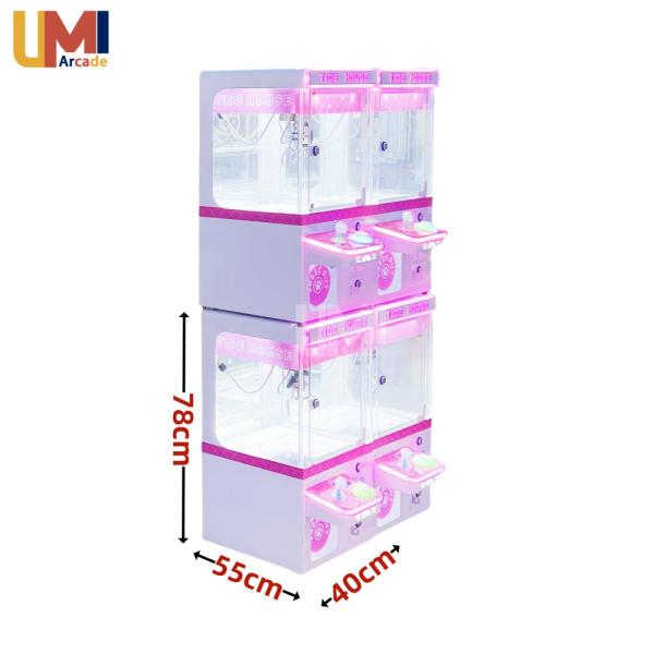 Quality Popular Table Top Claw Machine Children Plush Toys Mini Claw Machine Prizes Coin for sale