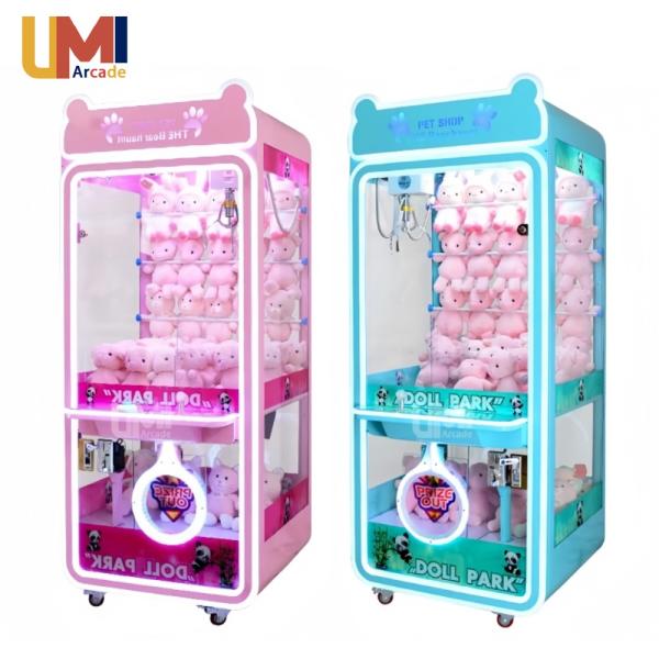 Quality Cheap Indoor Coin Operated Arcade Game Crane Claw Machine Toy Plush Doll Machine for sale