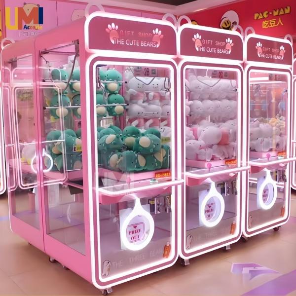 Quality Cheap Indoor Coin Operated Arcade Game Crane Claw Machine Toy Plush Doll Machine for sale
