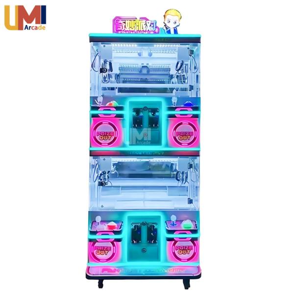 Quality Wholesale Custom Logo Mini Claw Crane Machine 4-Player Vending Arcade Game with for sale