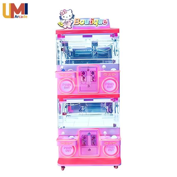 Quality Wholesale Custom Logo Mini Claw Crane Machine 4-Player Vending Arcade Game with for sale
