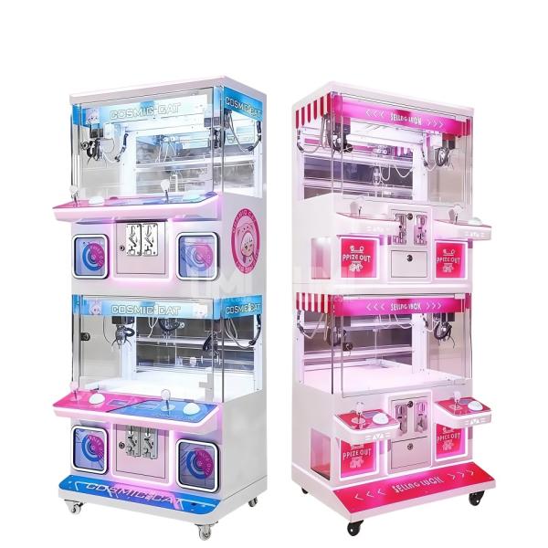 Quality Hot Selling Mini Claw Machine Custom logo Coin-operated Boutique Plush Toys for sale