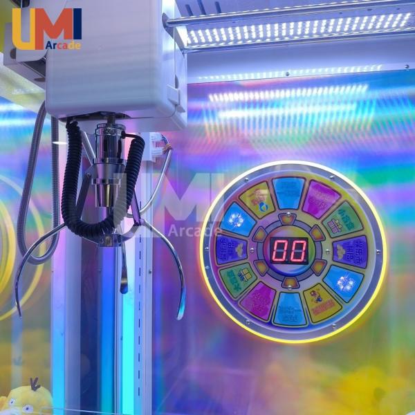 Quality New Design Coin-Operated Claw Machine Prize Wheel Arcade Games Plush Toys Labubu for sale