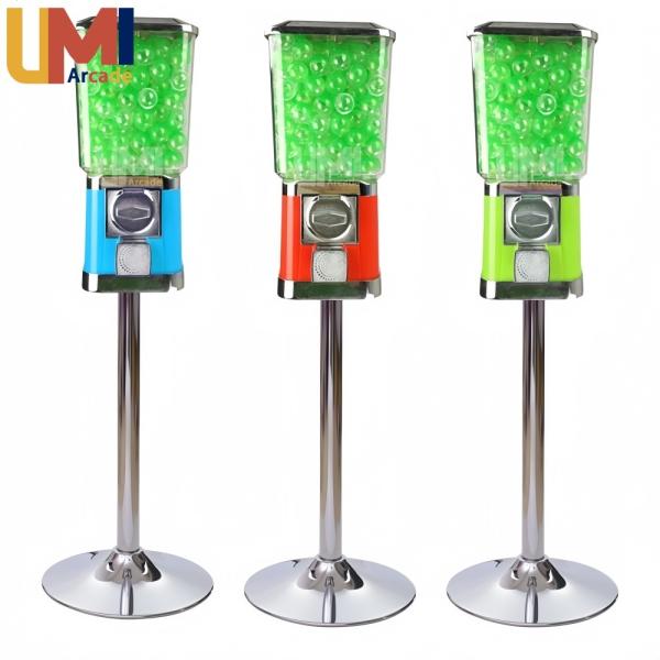 Quality UMI Colorful Bubble Gum Candy Dispenser Mini Square Pinball Machine Candy Bulk for sale
