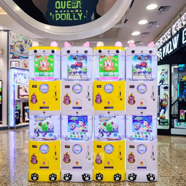 Quality Cartoon-Style Double-Layer Capsule Toys Gashapon Vending Machine Kids' Amusement for sale