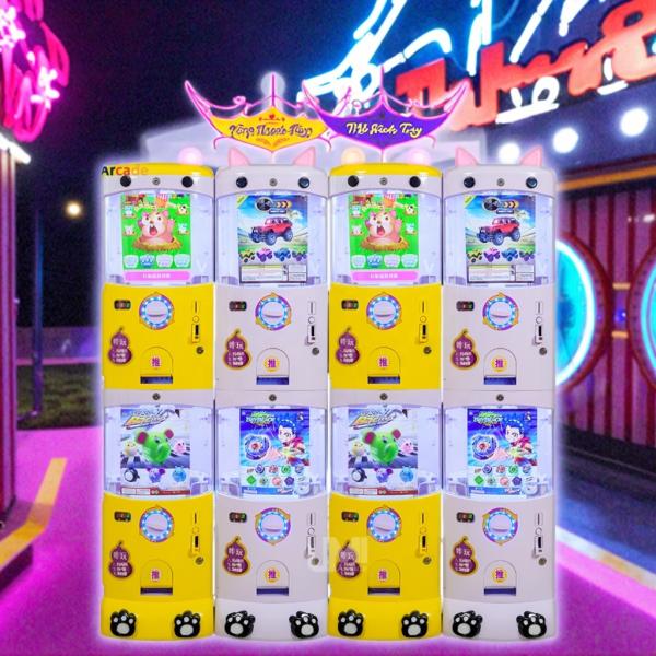 Quality Cartoon-Style Double-Layer Capsule Toys Gashapon Vending Machine Kids' Amusement for sale