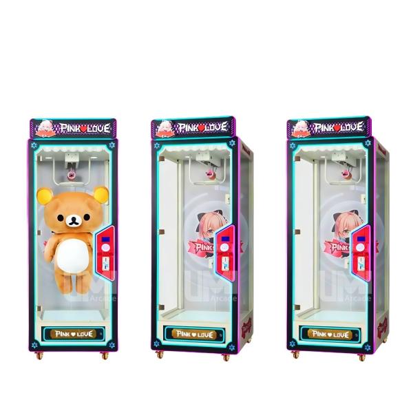 Quality High-Quality skill Cutting Game Big Gifts Plush Toy Scissors Arcade Vending Machine Scissors Cut Prize Game Machine for sale