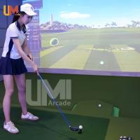 Quality High-Precision Indoor Golf Simulators Interactive Projection Golf Simulator for sale