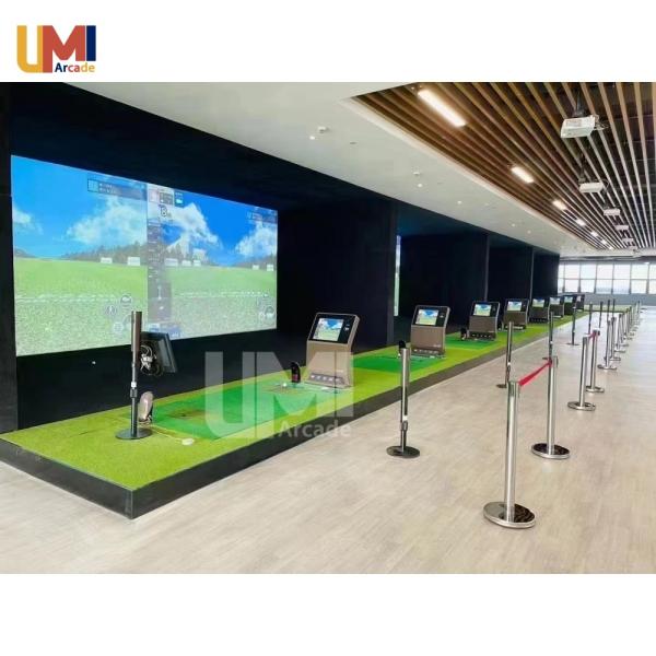 Quality High-Precision Indoor Golf Simulators Interactive Projection Golf Simulator for sale