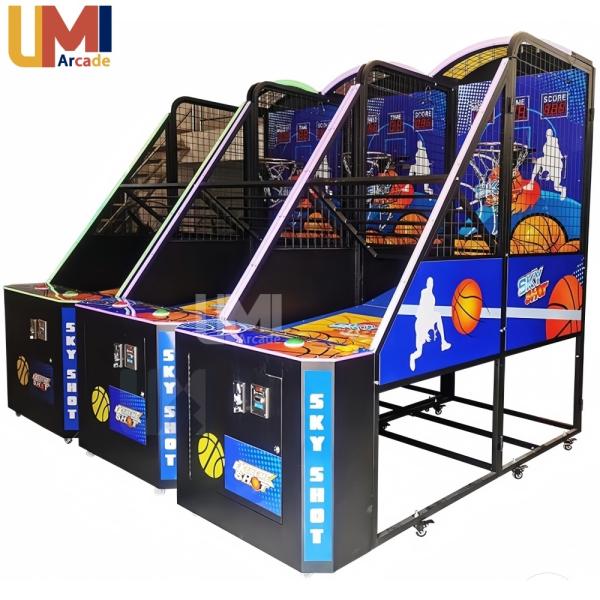Quality Manufacture Foldable Basketball Hoop Street Shooting Machine Basketball Arcade for sale