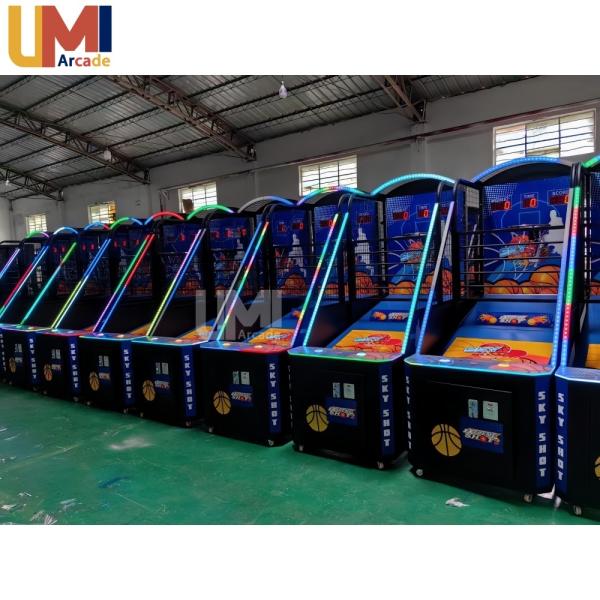 Quality Manufacture Foldable Basketball Hoop Street Shooting Machine Basketball Arcade for sale