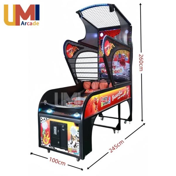Quality Factory Wholesale Cheap Indoor Coin Operated Arcade Basketball Shooting Game for sale