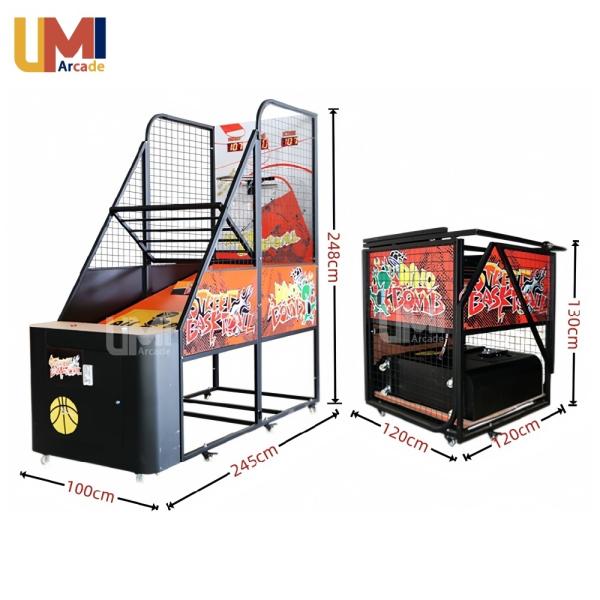 Quality Low Price Basketball Hoop Machine Coin Operated Basketball Arcade Games Machine for sale