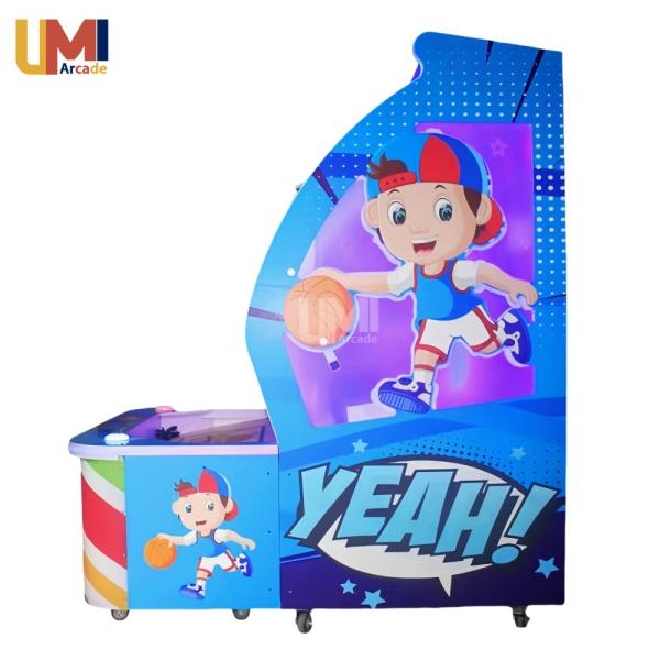 Quality Kids Mini Basketball Shoot Machine Coin Operated Basketball Arcade Game for for sale