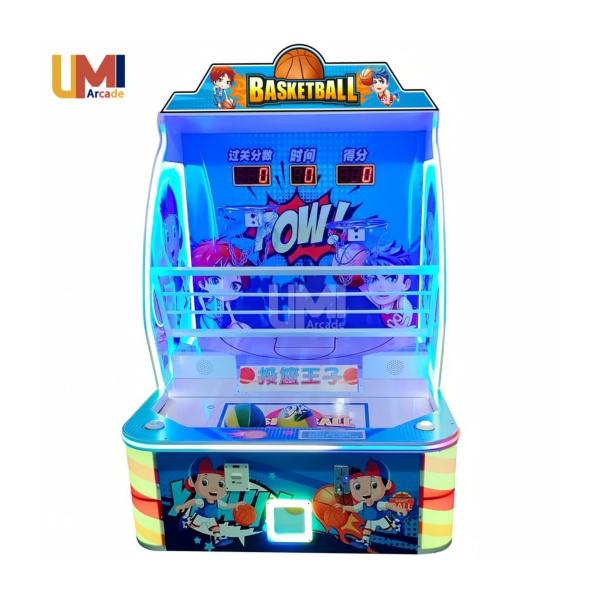 Quality Basketball Arcade Coin Operated Games Basketball Shoot Machine for Kids and Children Indoor Playground for sale