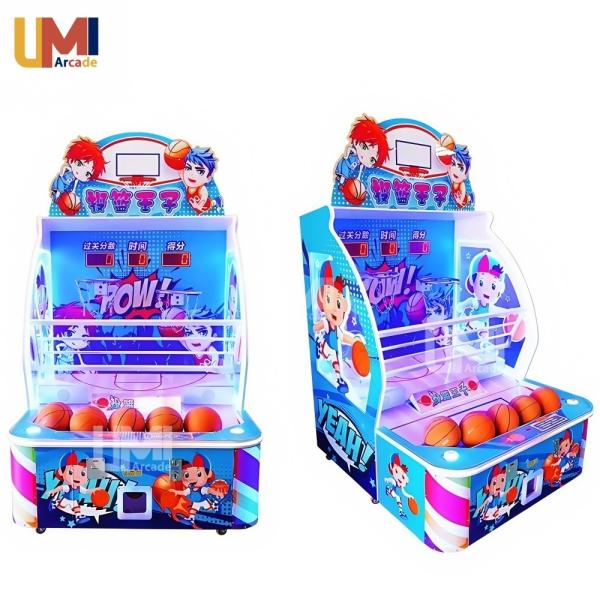 Quality Basketball Arcade Coin Operated Games Basketball Shoot Machine for Kids and for sale