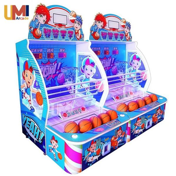 Quality Basketball Arcade Coin Operated Games Basketball Shoot Machine for Kids and for sale