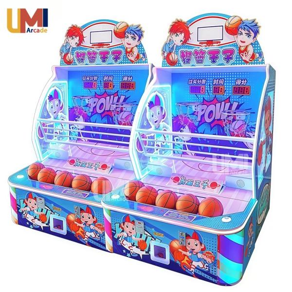 Quality Basketball Arcade Coin Operated Games Basketball Shoot Machine for Kids and for sale