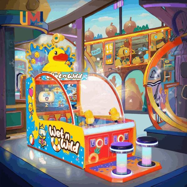 Quality Water Shooting Kids Arcade Games Safety Protection Design 2 Player Durable Metal for sale
