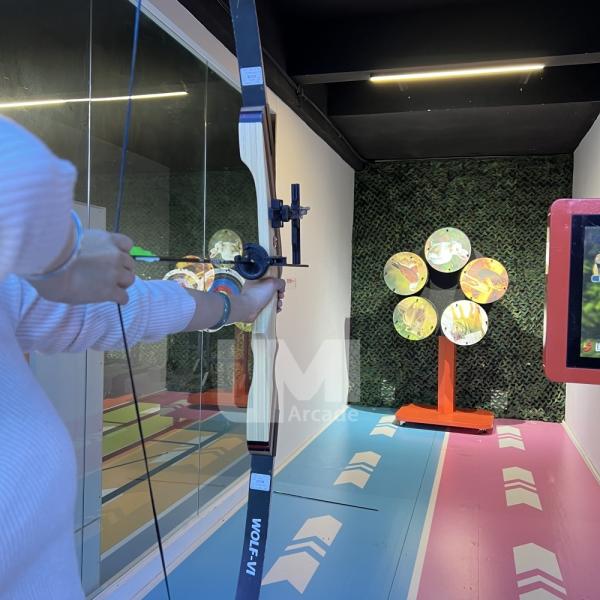 Quality Children's Indoor Horseback Riding Archery Shooting Simulator Coin-Operated for sale