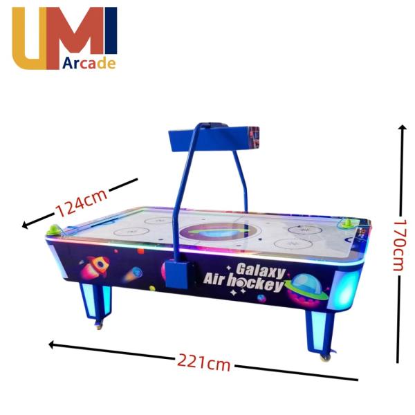 Quality Indoor Air Hockey Table Game Machine Coin- Operated Surface Deck Hockey Arcade for sale