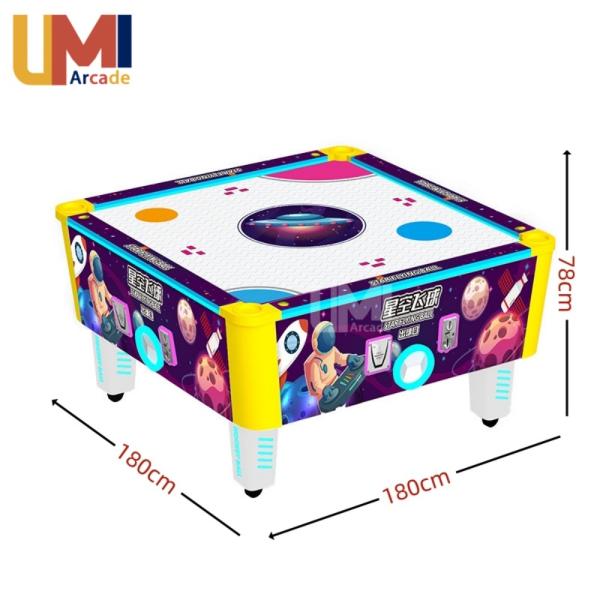 Quality Air Hockey Table 4 Player Arcade Game Machine Ice Hockey Coin Operated Hockey for sale