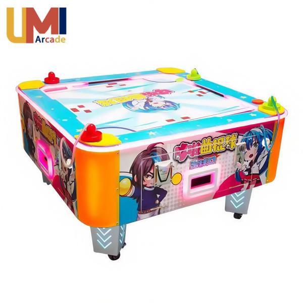 Quality Air Hockey Table 4 Player Arcade Game Machine Ice Hockey Coin Operated Hockey for sale